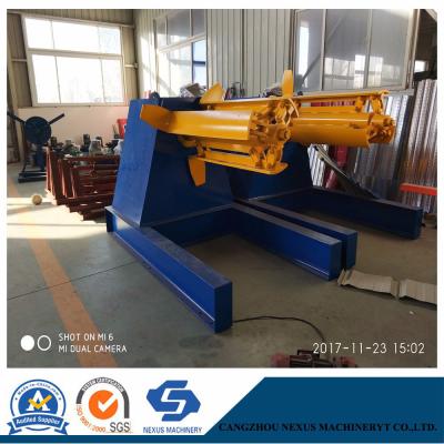 China 5 Tons Automatic Hydraulic Decoiler with Coil Car for sale