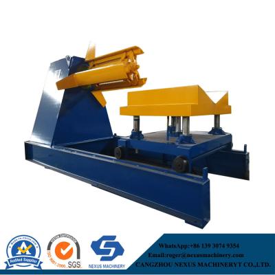 China Metal Sheet Coil Decoiler for Cold Roll Forming Mill for sale