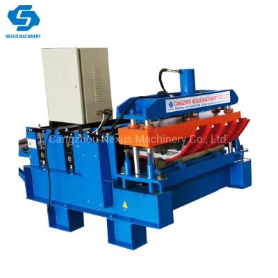 China Hydraulic Bullnosing Cranking and Curving Machine for Ibr Widespan Roofing Sheet for sale