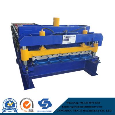 China Nexus Trapezoid Roof Sheet Roll Forming Machine with Nice Appearance for sale