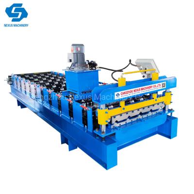 China 760 Single Deck Roll Forming Machine Color Roof Roll Forming Machine for sale