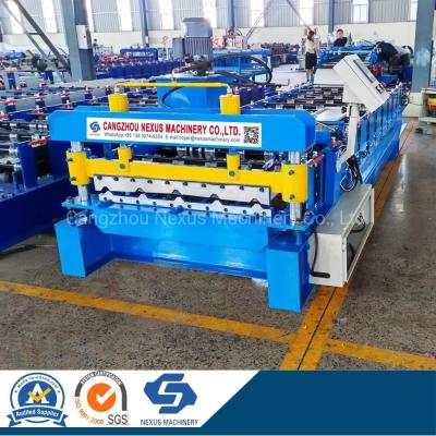 China 760 Single Deck Roll Forming Machine Color Roof Roll Forming Machine for sale