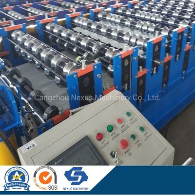China Double Layer Corrugated and Ibr Trapezoidal Roof Roll Forming Machine for sale