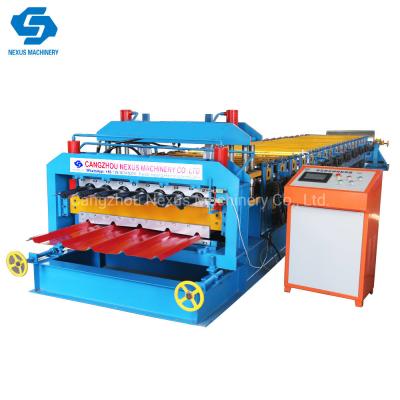 China Ibr and Q Tile Roof Sheets Roll Forming Machine to Zimbabwe for sale