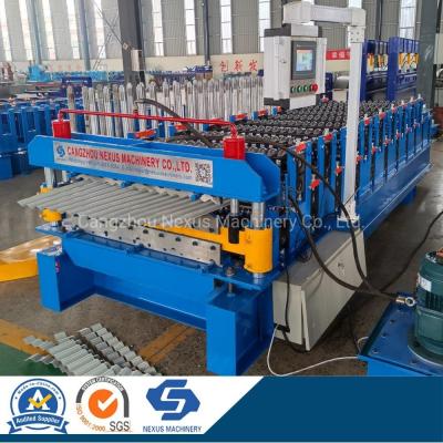 China Dumurangi Ibr Roof Sheet Roll Forming Machine Double Layer Corrugated Roofing Machine for sale