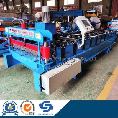 China Nexus Box Profile Trapezoid Roof Sheet Machine Corrugated Sheeting Making Machinery for sale