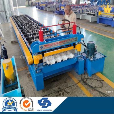 China Widedek Sheet Roll Forming Machine Ibr Roofing Sheets Making Machine for Africa for sale