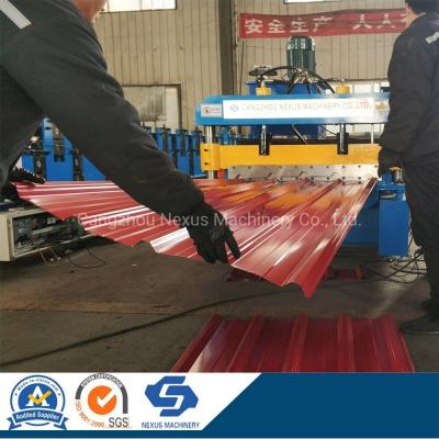 China Inverted Box Rib Machine Ibr Sheet Indented Deep Trough Idt Roll Forming Machinery for sale