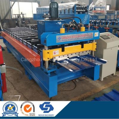 China Inverted Box Rib Machine Ibr Sheet Indented Deep Trough Idt Roll Forming Machinery for sale