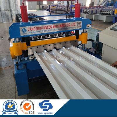 China Trimflute Sheet Roof Roll Forming Machine Steel Box Profile Making Machines for Kenya for sale