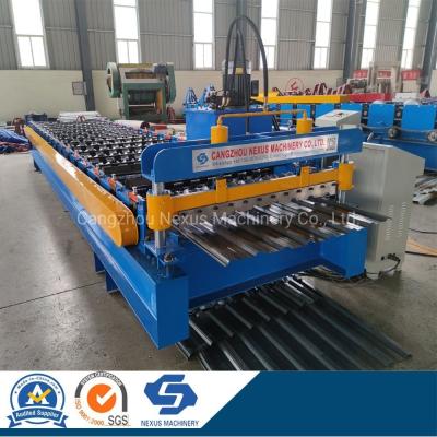 China Trimflute Sheet Roof Roll Forming Machine Steel Box Profile Making Machines for Kenya for sale