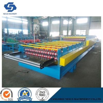 China Dual Layer Roof Sheet and Tile Sheet Roll Forming Machine for sale