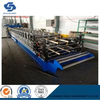 China Double Layer Guide Pin Roof Panels Roll Forming Machine with Curving Machine for sale