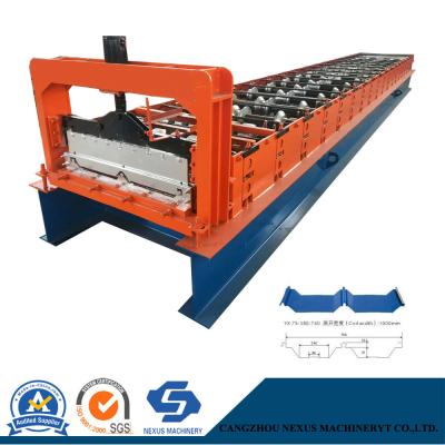 China Hidden Type Roof Sheet Roll Forming Machine with Manual Decoiler for sale