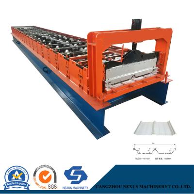 China 820 Standing Seam Hidden Roofing Machine with PLC Control System for sale
