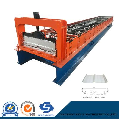 China 820 Standing Seam Hidden Roofing Machine with PLC Control System for sale
