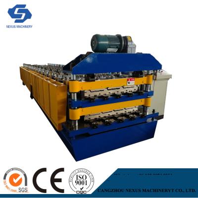 China Double Layer Cold Roll Forming Machine Pass Ce and ISO Automatic Control for sale