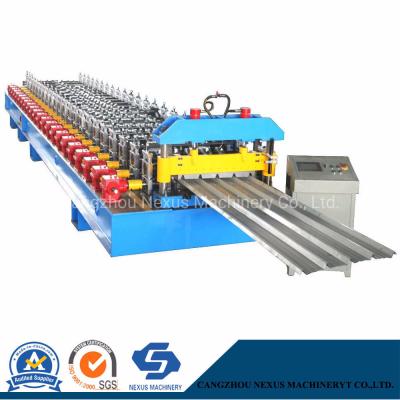 China Gearbox Driven Galvanized Roof Profile Sheet Forming Machine/Roof Making Machine for sale