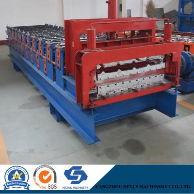 China Double Layer Roofing Tile Sheet Roll Forming Machine with Cheap Price for sale