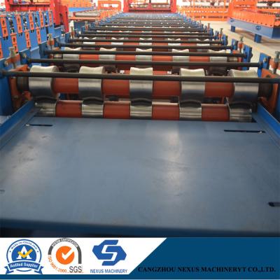 China Double Layer Roofing Tile Sheet Roll Forming Machine with Cheap Price for sale