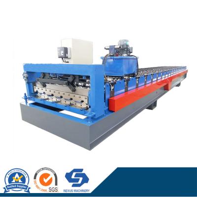 China G550 MPa Plate Run 850 Roofing Sheet Roll Forming Machine with Wuxi Quality for sale