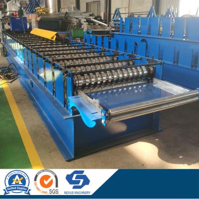 China G550 MPa Plate Run 850 Roofing Sheet Roll Forming Machine with Wuxi Quality for sale
