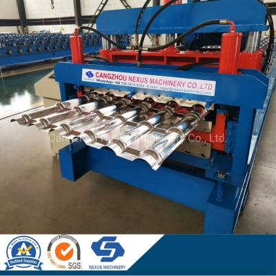 China Corrugated Iron Sheet Roofing Tile Making Machine Color Steel Sheet Roll Forming Machine for sale
