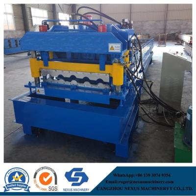 China Glazed Tile Roll Forming Metal Roofing Tiles Making Machine for Building Material Machinery for sale