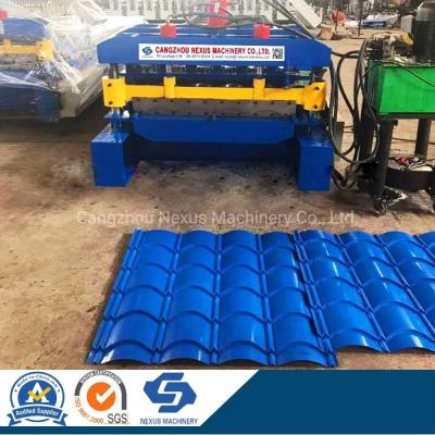 China Versatile Sheet Glazed Tile Orientile Roof Sheet Roll Forming Machine for sale