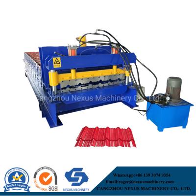 China Steel Versatile Roll Forming Machine Tilespan Roof Sheeting Making Machinery for sale