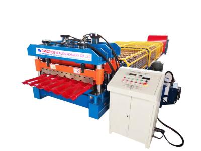 China Versatile Sheet Roll Forming Machine Orientile Zentile Elegantile Roof Making Machine for Kenya for sale