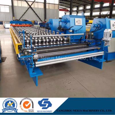 China Prepainted Steel Roof Tile Roll Forming Machine/Glazed Tile Sheet Making Machine for sale