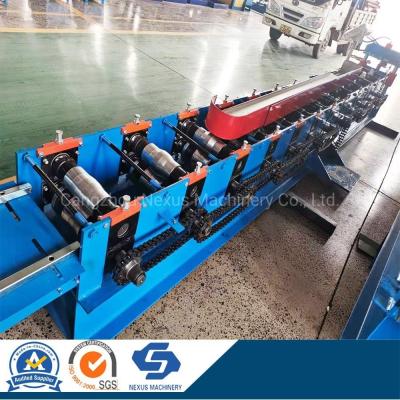 China Metal Roof Top Ridge Cap Roll Forming Machine for Ibr Sheet Making Machine for sale