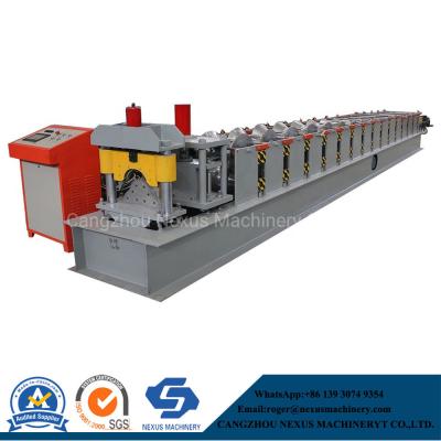 China Color Steel Metal Roof Ridge Cap Tile Cold Roll Forming Machine for sale