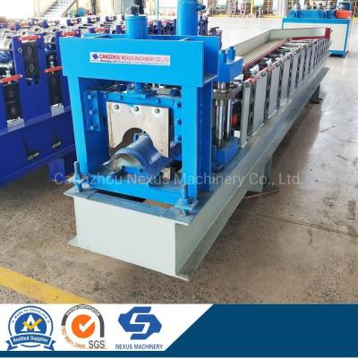 China High Speed Prepainted Steel Roof Tile Ridge Cap Roll Forming Machine for sale
