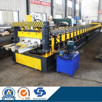 China Composite Metal Floor Deck Roll Forming Machine Steel Decking Sheet Making Machinery for sale