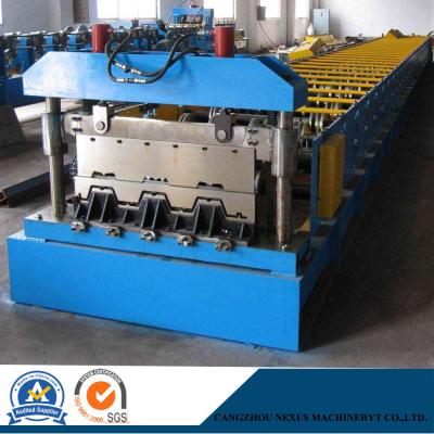 China 915 Galvanized Steel Floor Decking Sheet Roll Forming Machinery with SGS Certificate for sale