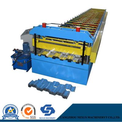 China 22kw Metal Deck Sheet Roll Forming Machine with 8-10m/Min High Working Speed for sale