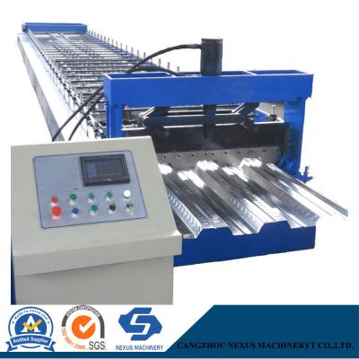 China 22kw Metal Deck Sheet Roll Forming Machine with 8-10m/Min High Working Speed for sale