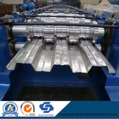 China Floor Decking Roll Forming Machine Metal Steel Foor Tile Making Machine for sale