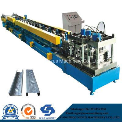 China C Steel Shape Purline Rollforming Machine with Holes for sale