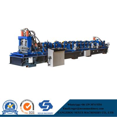 China Automatic C 60-300 Purlin Roll Forming Machine Steel Channel Making Equipment for sale