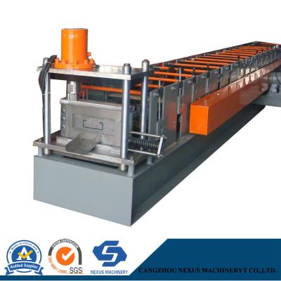 China 80 to 300 mm Steel Strip Cold Roll Former C Z Purlin Roll Forming Machine with PLC Control for sale
