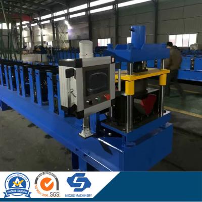 China Steel Roofing Gutter Downspout Cold Roll Forming Machine/Rain Water Valley Gutter Making Machine for sale