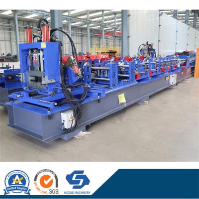 China Automatic Change Size C Purlin Roll Forming Machine C100-300 Light Steel Frame Roll Forming Machine for sale