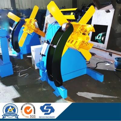 China 3 Ton Electrical Motor Decoiler/Uncoiler/Unwinder Machine for sale