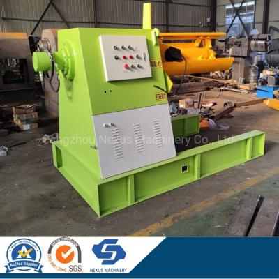 China Hydraulic Decoiler with Coil Car Full-Automatic Metal Sheets Decoiler for sale