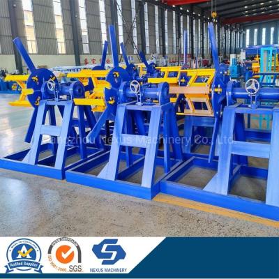 China Steel Coil Simple Metal Manual/Electrical Decoiler for sale