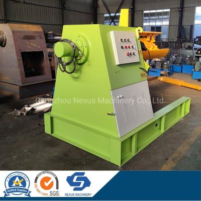 China Electric Metal Coil Uncoiler Decoiler Hydraulic Decoling Machine with 5t/8t/10t Capacity for sale