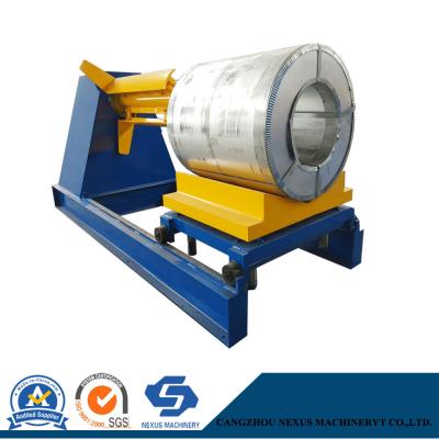 China 5 Tons Automatic Hydraulic Decoiler with Coil Car for sale